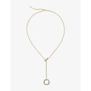Cartier Trinity 18ct Yellow, Rose And White Gold And Diamond Pendant Necklace - Multicolour