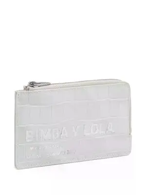 Bimba Y Lola Embossed Zip Wallet - Grey