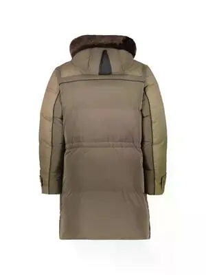 MOORER Fur-trim Hooded Parka