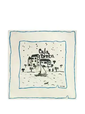 Bimba Y Lola Cala Bimba Print Scarf - Neutrals