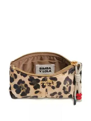 Bimba Y Lola Leopard-print Wallet
