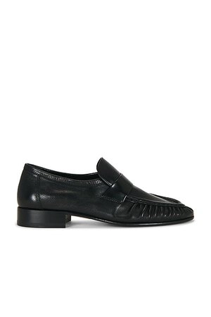 THE ROW Soft Loafer - Black