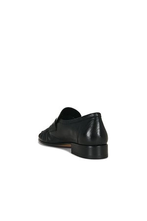 THE ROW Soft Loafer - Black