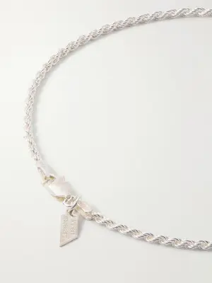 LOREN STEWART Twisted Sterling Anklet