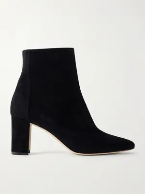Manolo Blahnik Rosie 70 Suede Ankle Boots