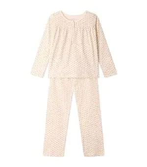Bonpoint Cotton Cherry Print Pyjamas