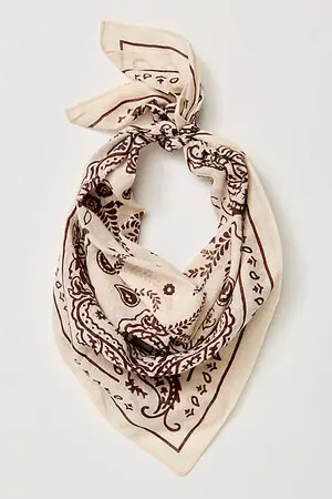 Free People Century Cotton Bandana - Ivory