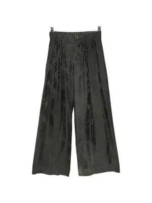 UMA WANG Jacquard-pattern Wide-leg Trousers - Grey