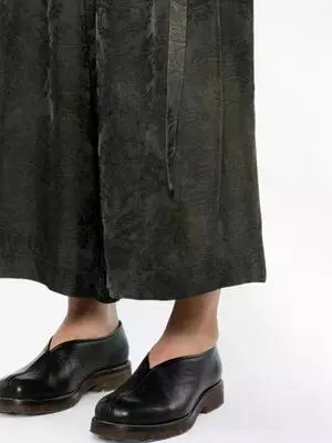 UMA WANG Jacquard-pattern Wide-leg Trousers