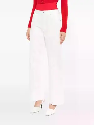 Loewe Anagram Embroidered Straight Leg Jeans