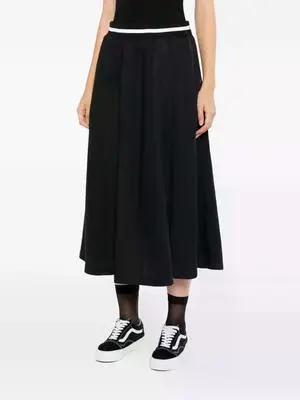 AGNES B. Elasticated Waistband Skirt