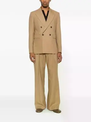 Sandro Pleated Wide-leg Trousers