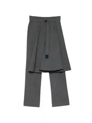 Sacai Layered Belted Trousers