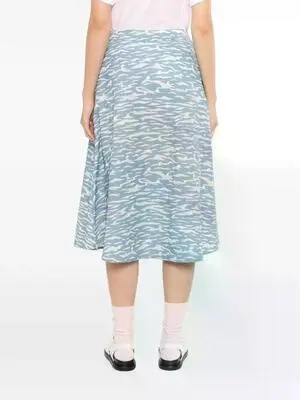 AGNES B. Logo-patch Skirt