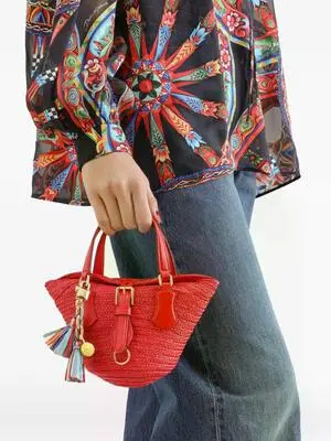 Dolce & Gabbana Raffia Caffa Capri Bag