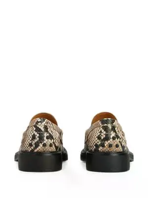TOD'S Snakeskin-effect Loafers