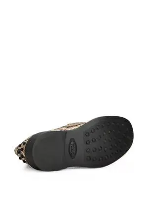 TOD'S Snakeskin-effect Loafers