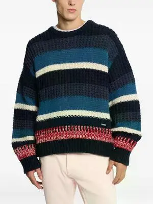 Dsquared2 Striped Chunky-knit Sweater