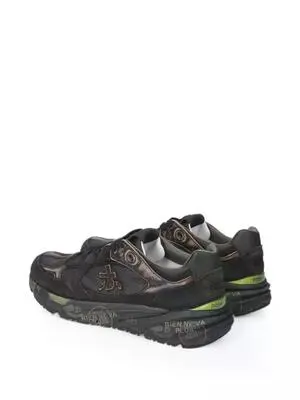 Premiata Panelled Logo Patch Sneakers