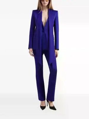 Nina Ricci Scarf-detail Cady Blazer