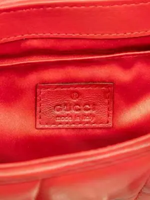 Gucci 2016-2026 Medium Matelassé Vertical Lambskin Horsebit Chain Satchel
