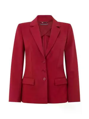 Alberta Ferretti Single-breasted Blazer - Red