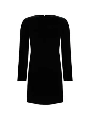 Alberta Ferretti Long-sleeved Panelled Mini Dress