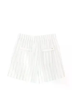 TEKLA Poplin Shorts With Drawstring Waistband