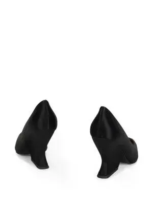 Alberta Ferretti Pointed-toe Sculptural-heel Pumps