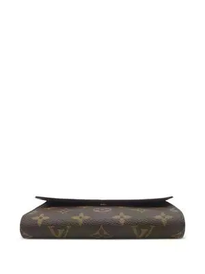 LOUIS VUITTON 2004 Monogram Porte Tresor Etui Papiers Wallet Small Wallets - Brown