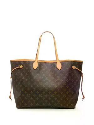 LOUIS VUITTON 2007 Monogram Neverfull Gm Tote Bag - Brown