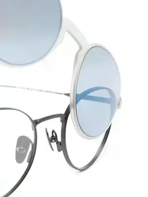 SNOB Round-frame Clip-on Glasses
