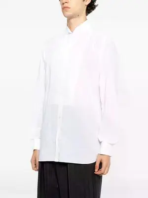 TOM FORD Bib-front Band-collar Shirt