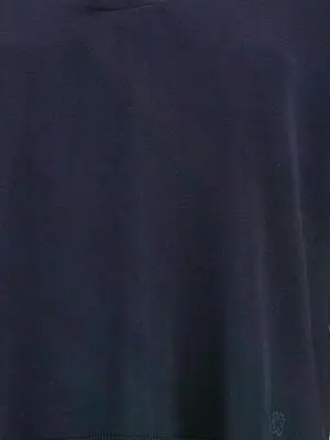 ELENA MIRÒ V-neck Fine Knit Top With Side Slits