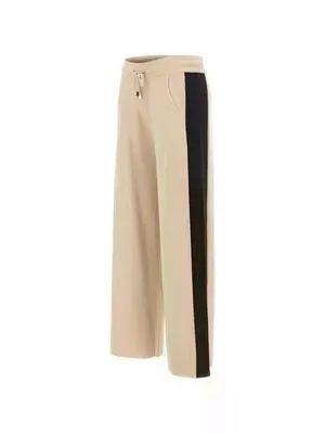 ELENA MIRÒ Side-stripe Wide-leg Trousers