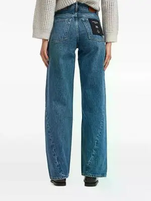 ANINE BING High-rise Wide-leg Jeans