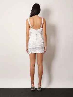 Dolce & Gabbana Draped Satin Mini Dress