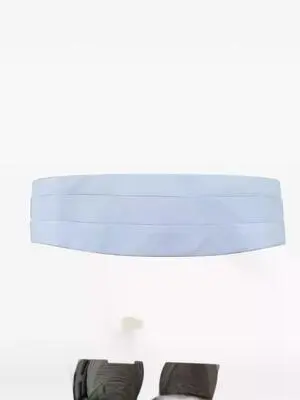 TOM FORD Silk Satin Cummerbund - Blue