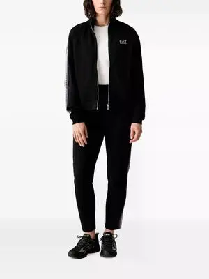 EA7 Logo-print Tracksuit - Black