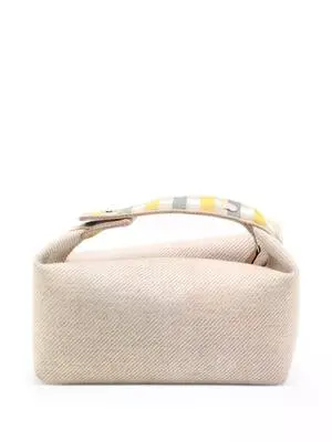 Hermès Wool Bride A Brac Au Carre Case Vanity Bag - Neutrals