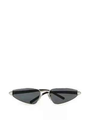 Valentino Garavani Crystal-embellished Geometric-frame Sunglasses