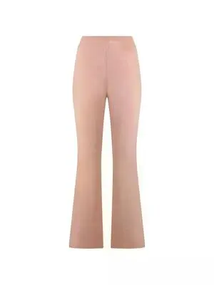 Alberta Ferretti Ribbed-waistband Trousers