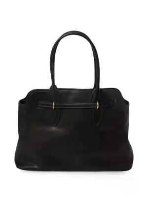 Miu Miu Aventure Logo-embossed Leather Tote Bag