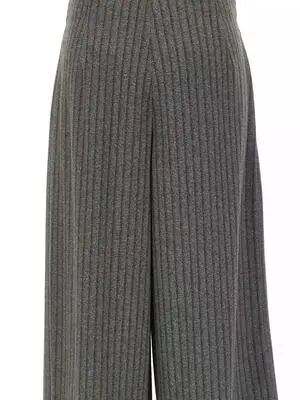 ELENA MIRÒ Striped Knee-length Shorts With Button Closure