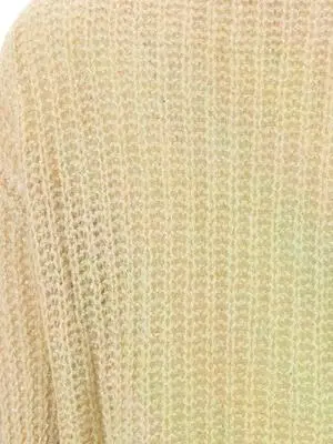 KAOS Sequined Open-knit Cardigan - Neutrals