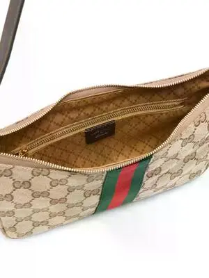 Gucci Gg Supreme Web-stripe Belt Bag