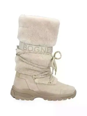 Bogner Lace-up Snow Boots - Neutrals