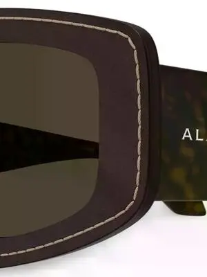 Alaïa Geometric Frame Sunglasses