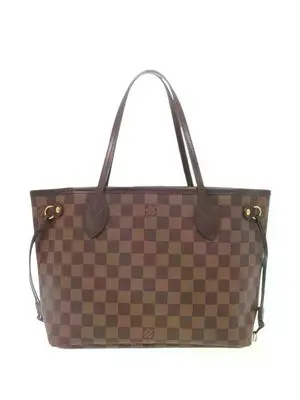 LOUIS VUITTON Damier Ebene Neverfull Pm Tote Bag
