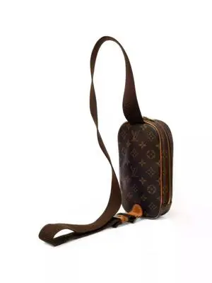 LOUIS VUITTON 2004 Monogram Pochette Gange Crossbody Bag